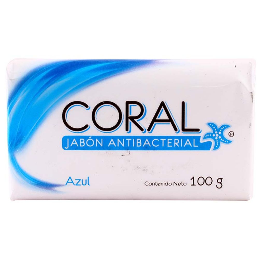 Jabon coral azul 100 gr - lagranbodega