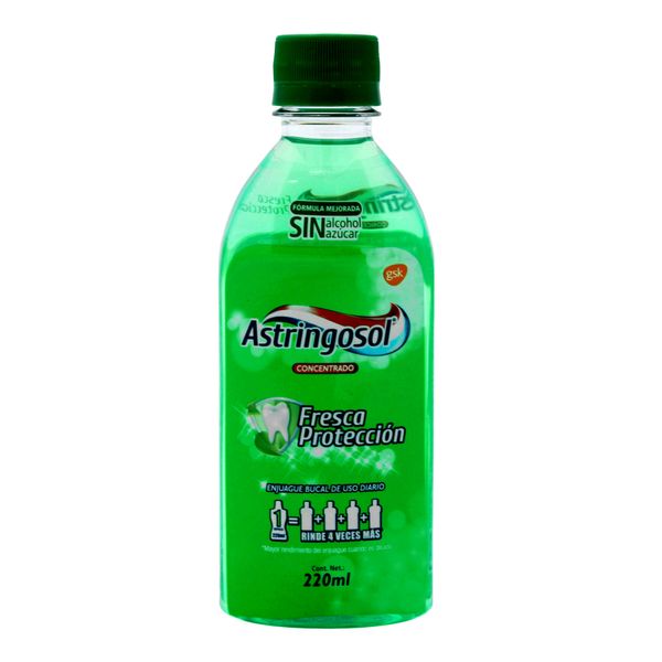 Astringosol enjuague bucal fresca Protección 220 ml - lagranbodega