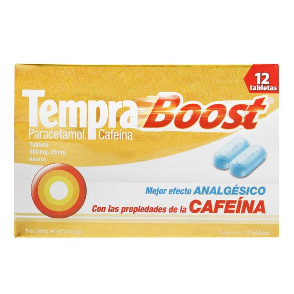 Tempra estrés boost c/12 tabletas - lagranbodega