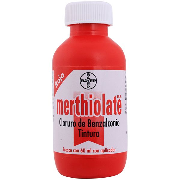 Merthiolate rojo 60 ml m - lagranbodega