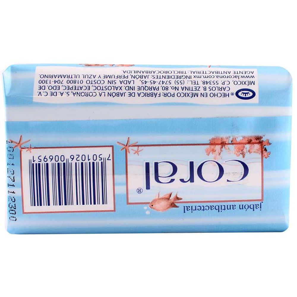 Jabon coral azul 150 gr - lagranbodega