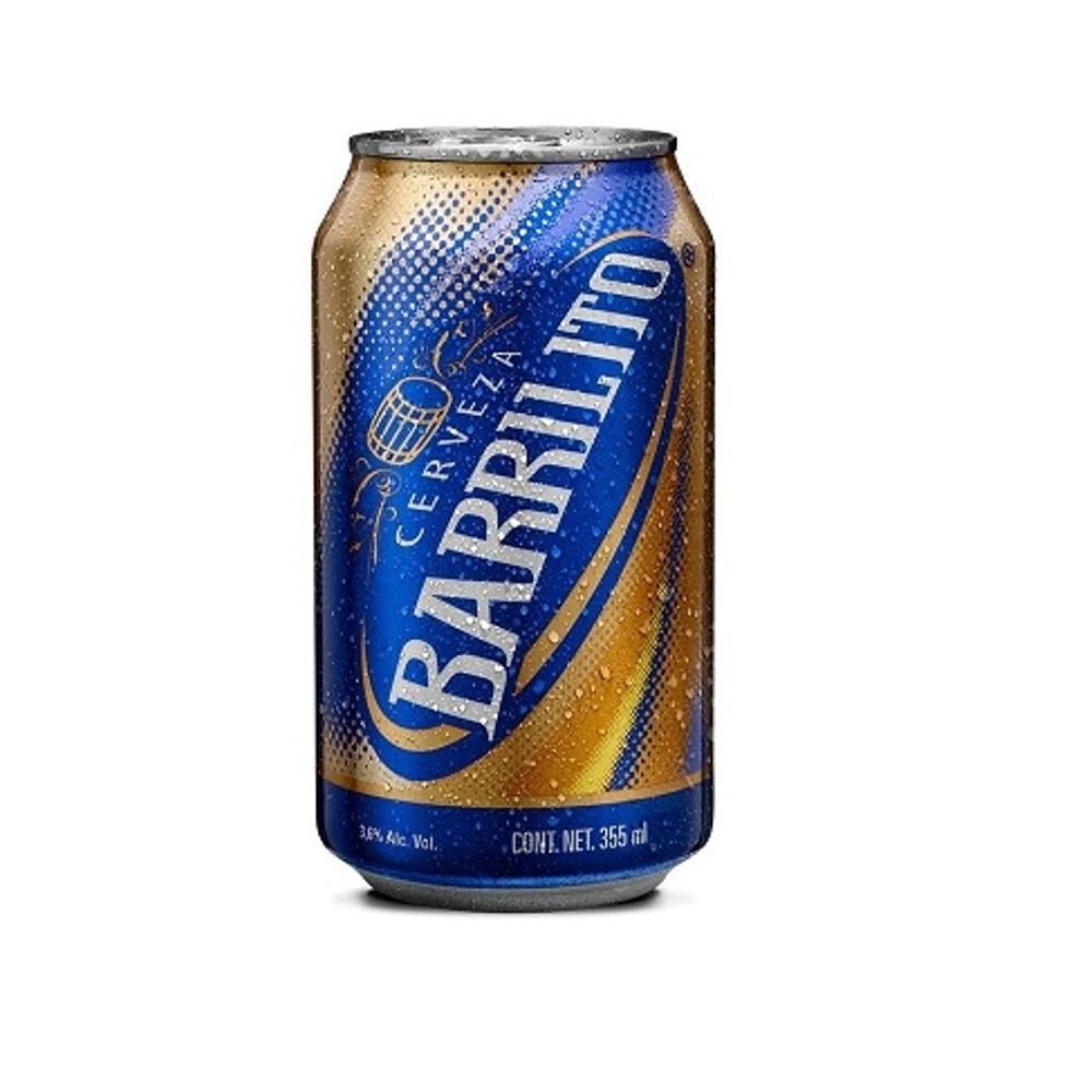 cerveza barrilito bote 355 ml - lagranbodega