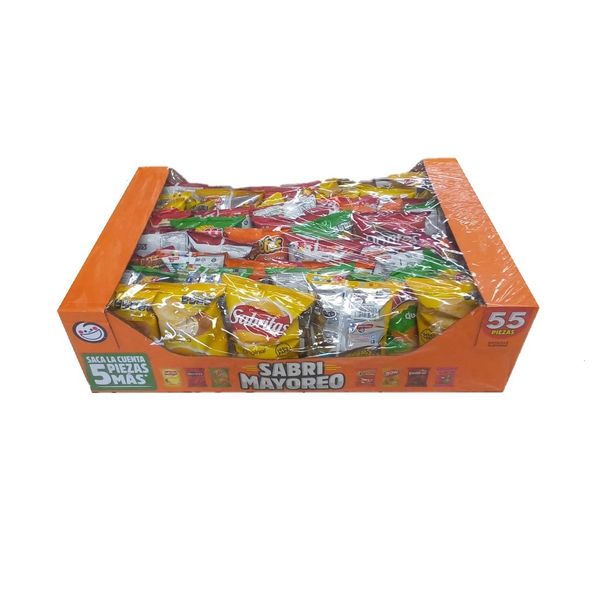 Botana sabritas sabri mayoreo 55 piezas - lagranbodega